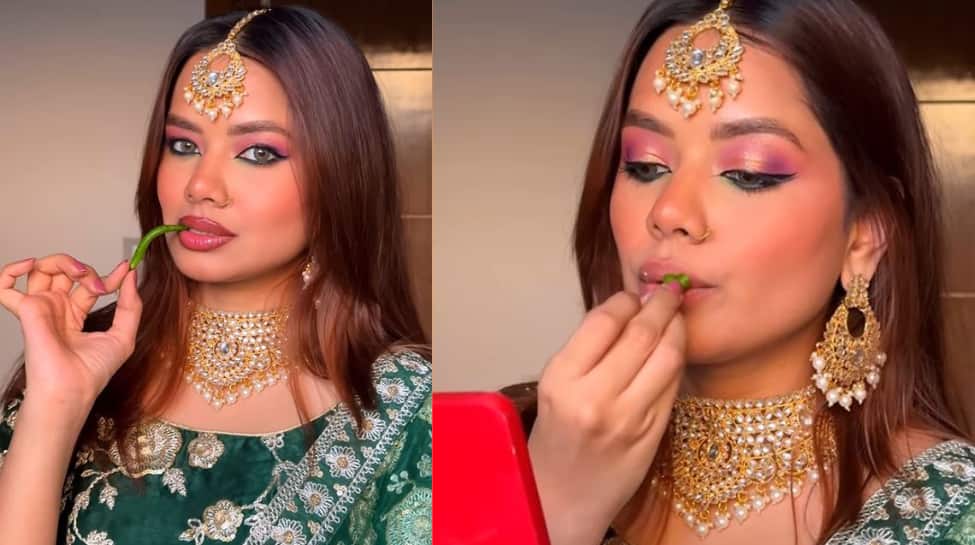 Influencer's Viral Green Chilli Lip Plumper Sparks Outrage Online ...
