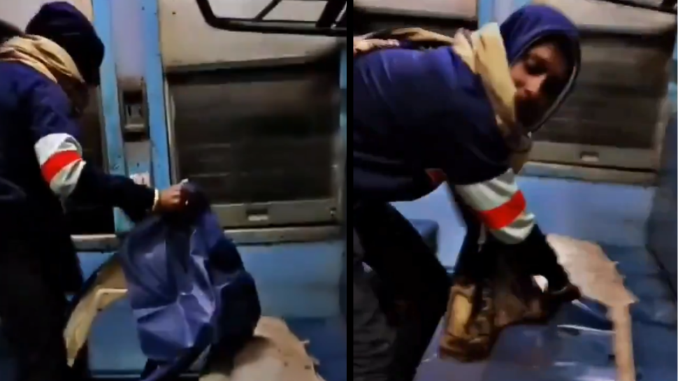 Man Vandalizes Train Coach In Viral Video Made For Instagram Reel ...