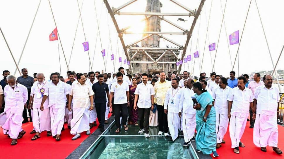 Indias First Glass Bridge Over Sea Opens For Public: Check Connectivity ...