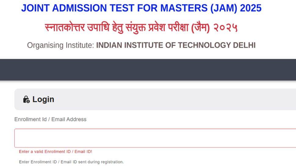 IIT JAM Admit Card 2025 Released At jam2025.iitd.ac.in- Check Direct ...