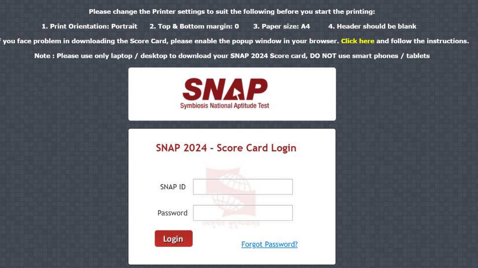 SNAP Result 2024 Released At snaptest.org- Check Direct Link, Steps To ...