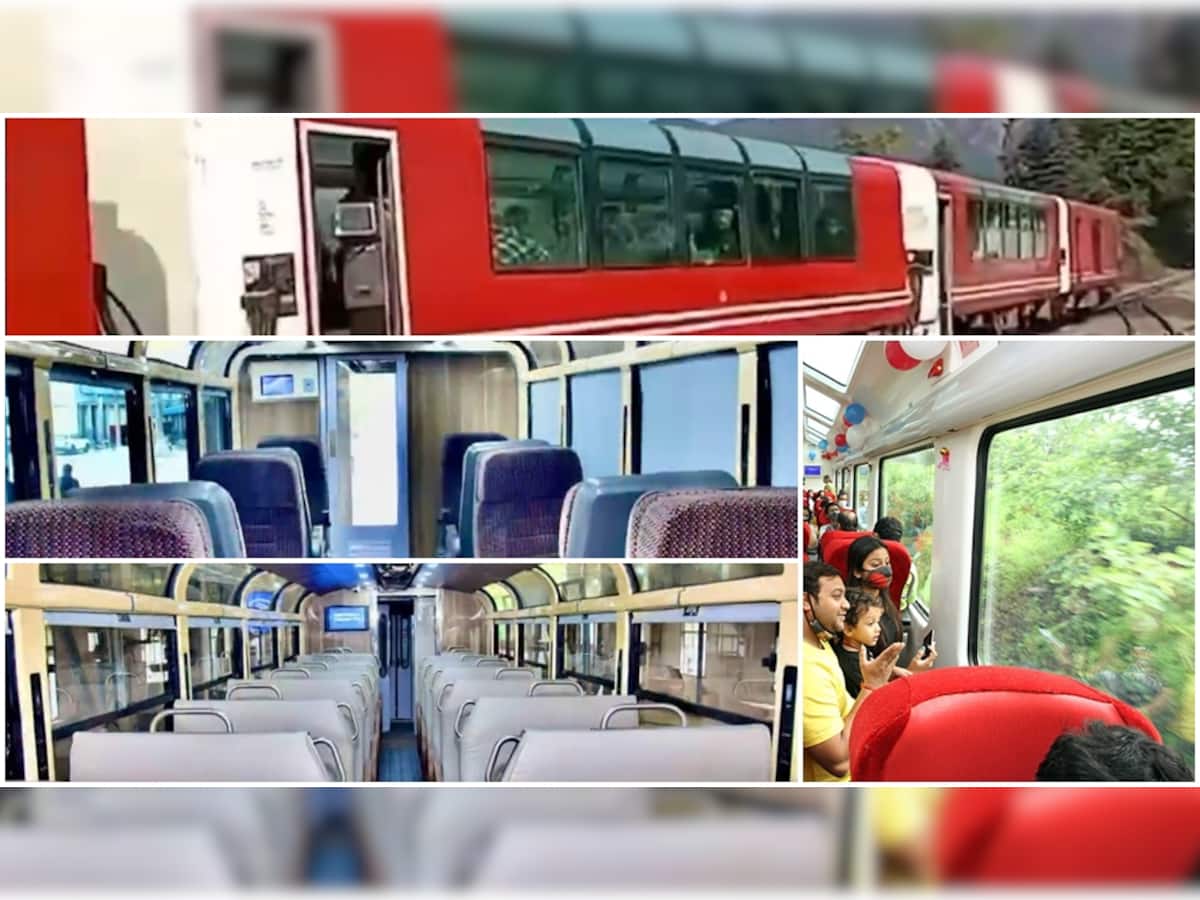 Kalka-Shimla Route Gets Scenic Makeover With New Red Vistadome Train – See Stunning Photos