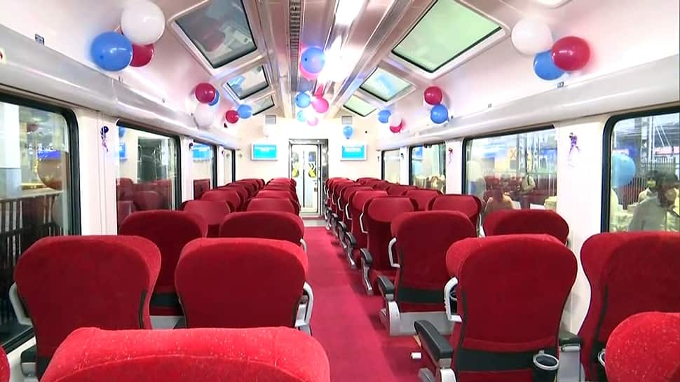 Kalka-Shimla Route Gets Scenic Makeover With New Red Vistadome Train – See Stunning Photos