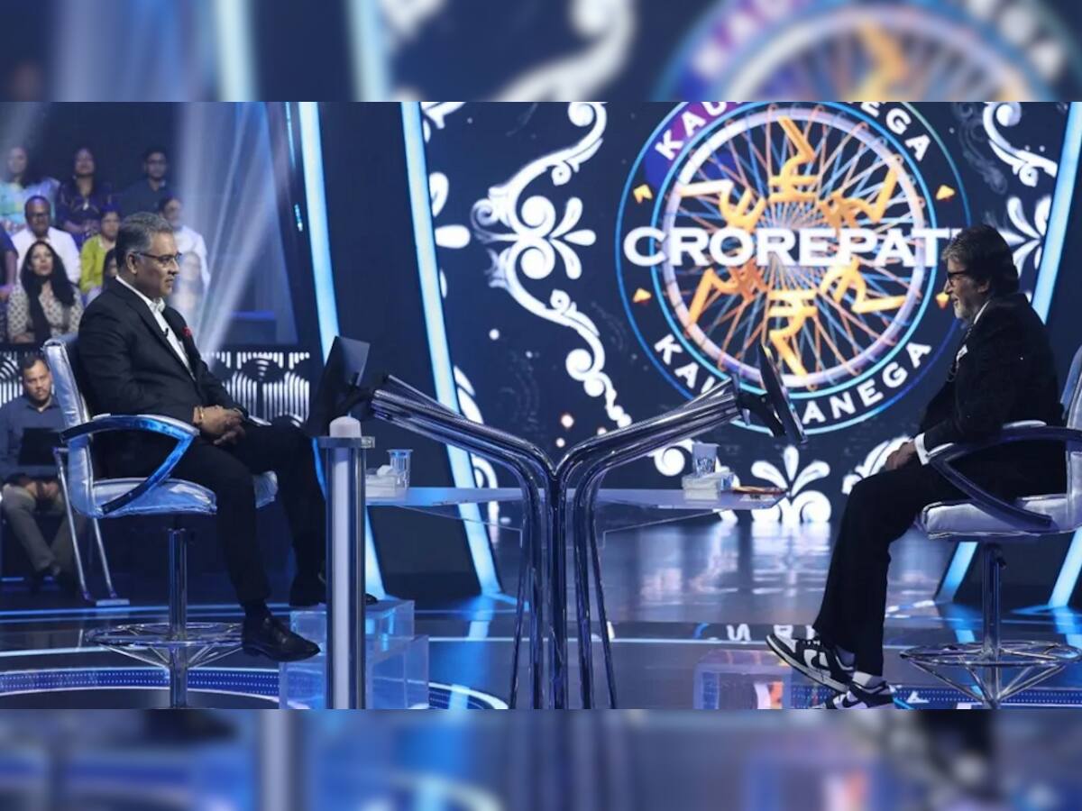 KBC: First Winner Harshavardhan Nawathe Makes An Entry In Amitabh ...