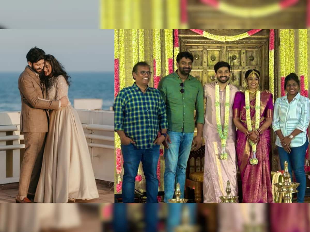 Actor Kishen Das Ties Knot With Girlfriend Suchithra In Private Ceremony