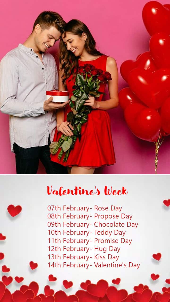 Rose day valentine week store