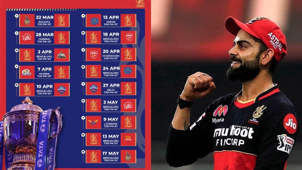 RCB's Schedule For IPL 2025: All You Need To Know About Royal ...