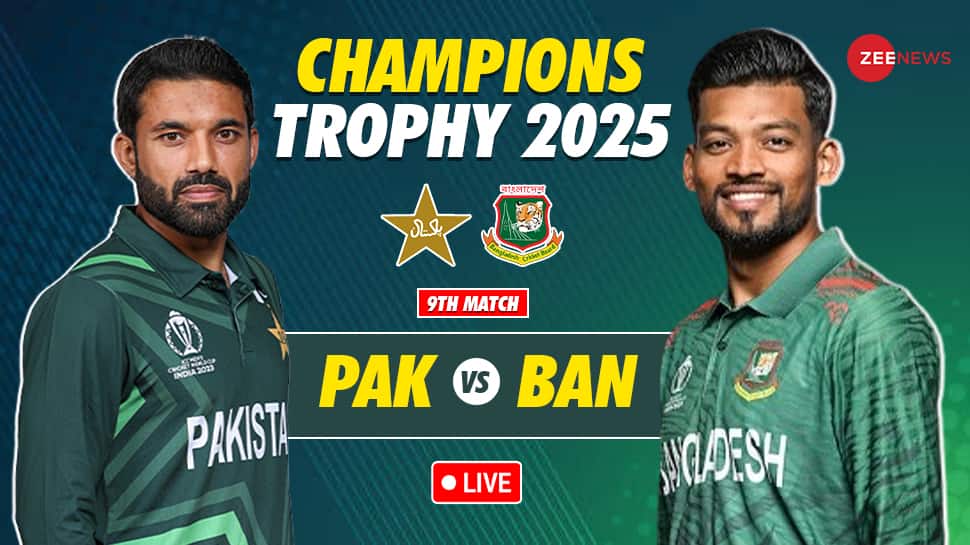 PAK vs BAN, CT-2025 9th Match Highlights: Match Abandoned Due To Heavy ...