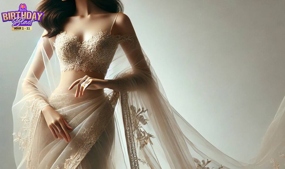 Myntra Birthday Blast Sale: Top 4 Organza Sarees | Apparel News | Zee News