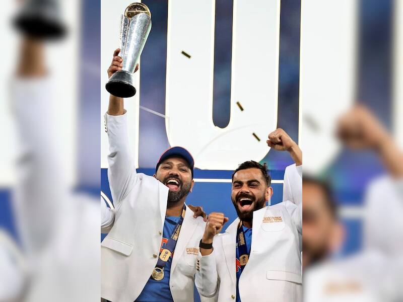 How Team India Celebrated Champions Trophy 2025 Win - In Pics | News ...
