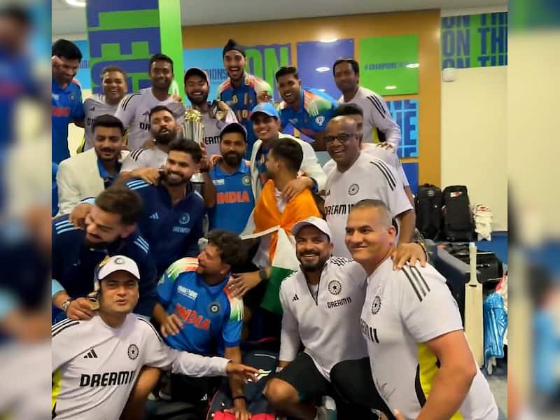 How Team India Celebrated Champions Trophy 2025 Win - In Pics | News ...