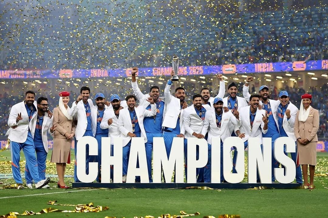 How Team India Celebrated Champions Trophy 2025 Win - In Pics | News ...