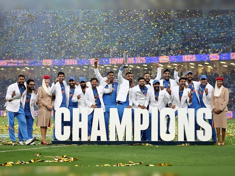 How Team India Celebrated Champions Trophy 2025 Win - In Pics | News ...