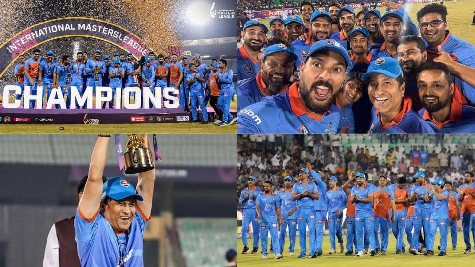 How Sachin Tendulkar's India Masters Celebrated After Winning ...