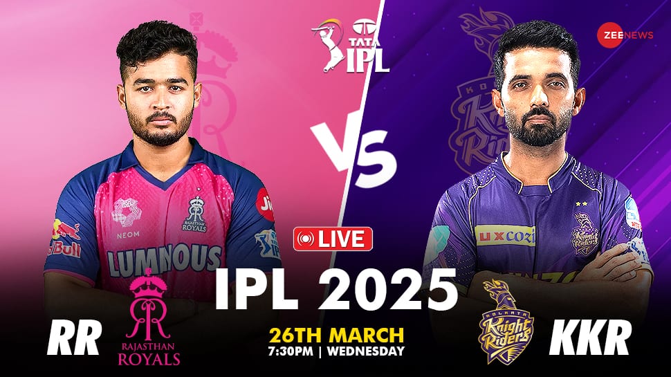 Live Cricket Score | RR VS KKR, IPL 2025 Updates: Kolkata Knight Riders ...
