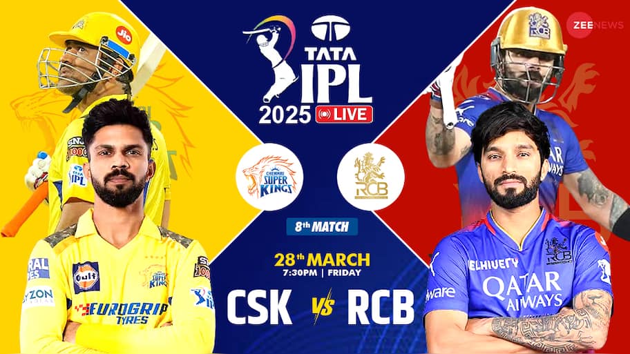 CSK VS RCB, IPL 2025 Match 8 Highlights: Royal Challengers Bengaluru ...