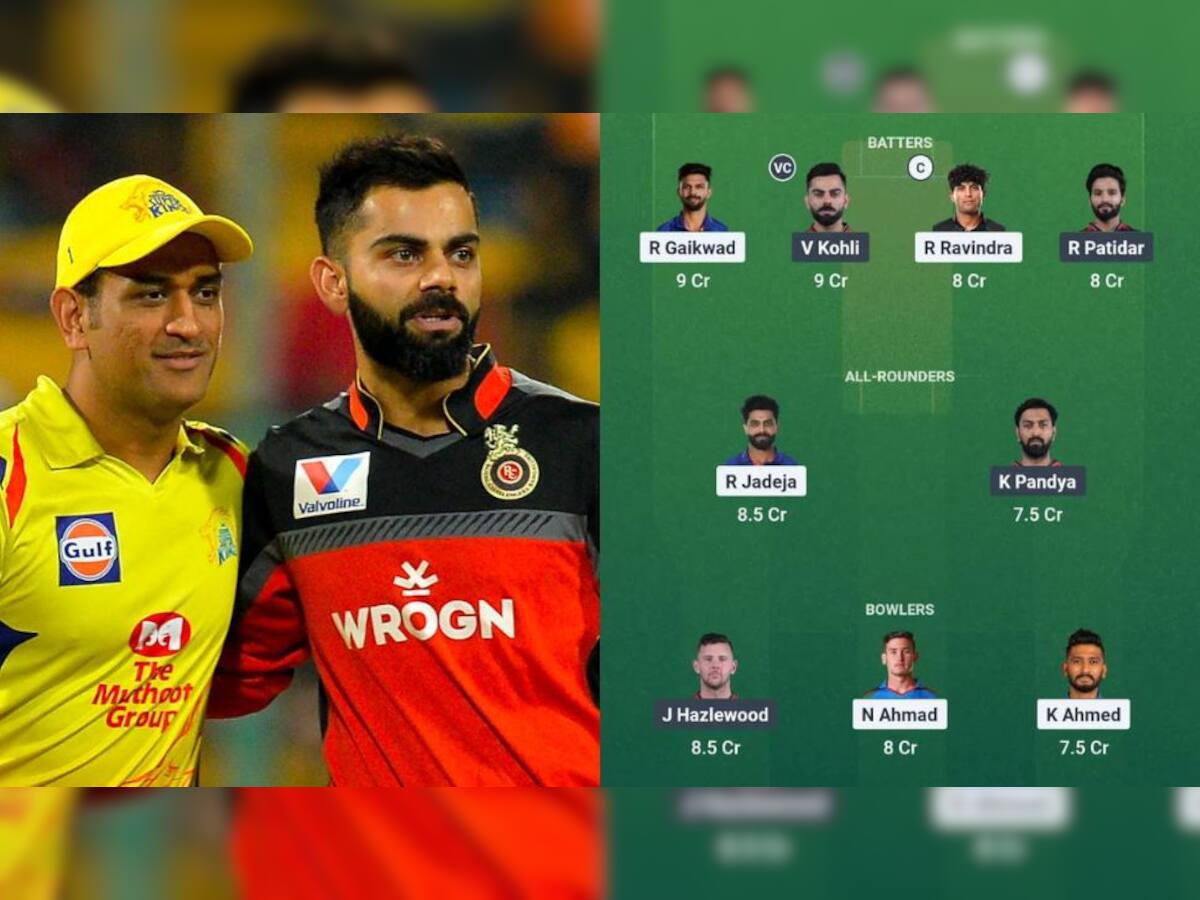 CSK vs RCB Dream11 Team Prediction IPL 2025 Match Preview Fantasy Picks Squads Captain Vice ...