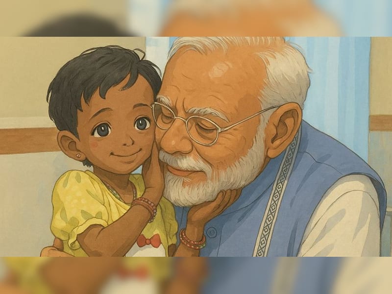 PM Modi In Studio Ghibli Style? AI-Generated Art Brings His Iconic ...