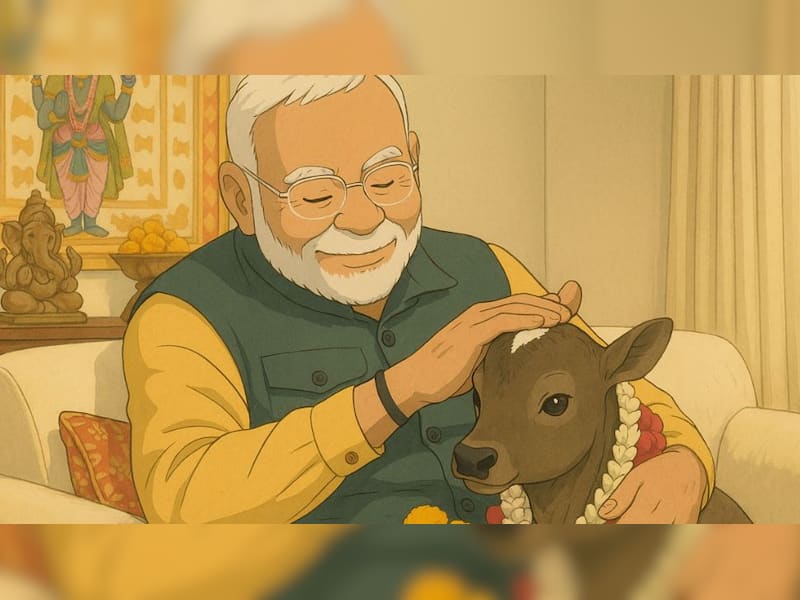 PM Modi In Studio Ghibli Style? AI-Generated Art Brings His Iconic ...