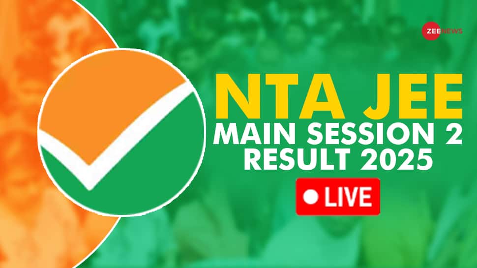 [LIVE] JEE Mains Result 2025 (OUT): NTA Session 2 Scorecards Released, Here's How To Check ...
