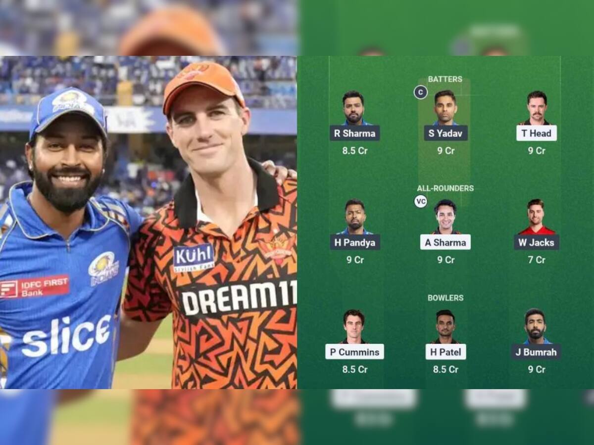 SRH vs MI Dream11 Prediction IPL 2025: Fantasy Tips, Todays Playing XI, Captain, Vice-Captain ...
