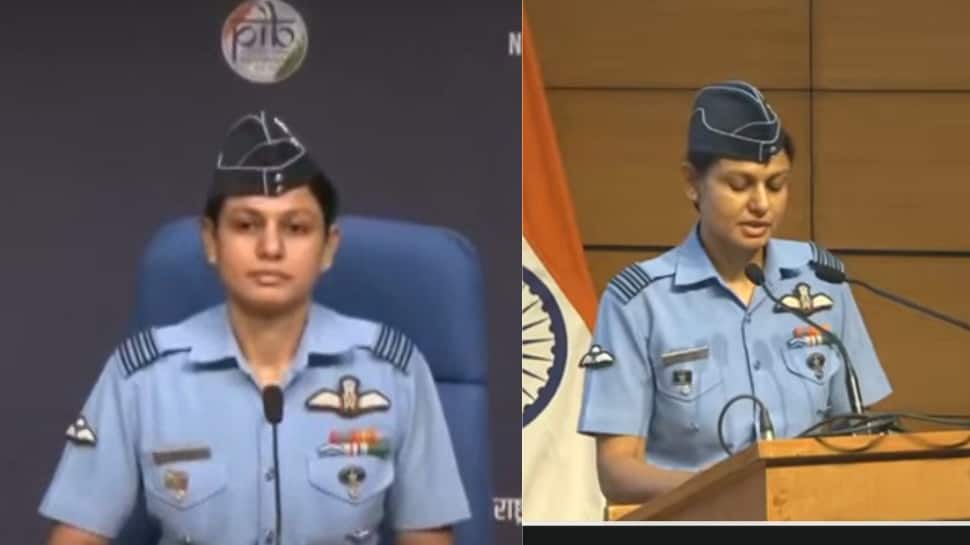 Who Is Wing Commander Vyomika Singh? IAF Helicopter Pilot Who Led Operation Sindoor Briefing ...