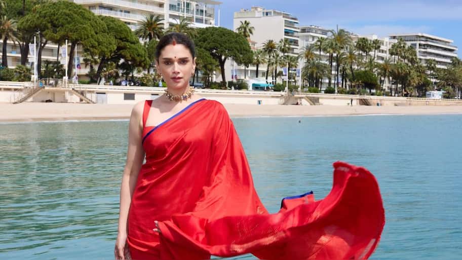 Cannes 2025: Aditi Rao Hydari Flaunts Sindoor And Bindi In Stunning Red ...