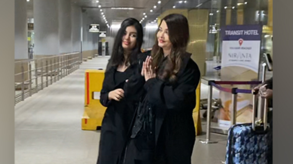 Aishwarya Rai Bachchan Returns From Cannes 2025 With Daughter Aaradhya ...