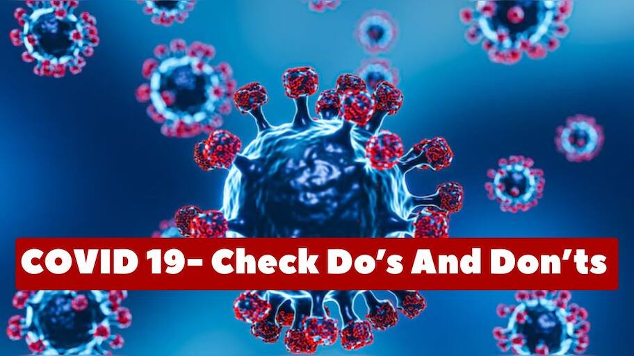 COVID-19 Rise In India - Dos And Don’ts: Check Full List | Health News ...