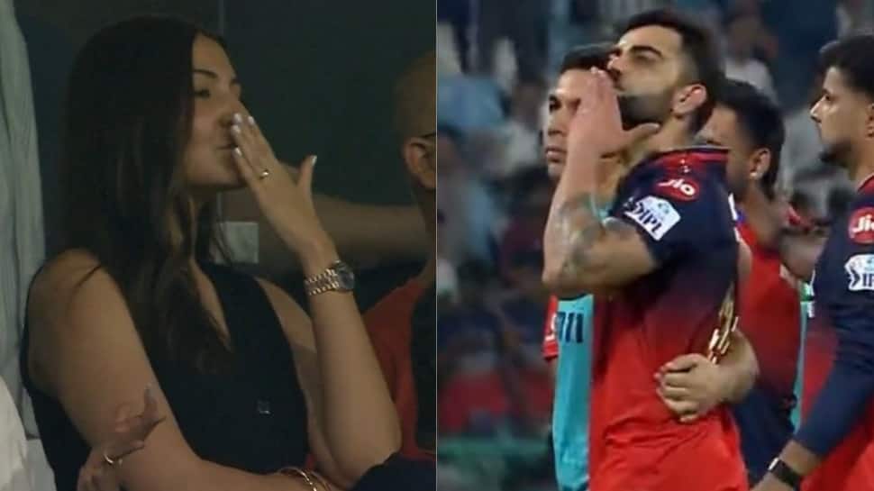 Anushka Sharma Blows Flying Kisses To Virat Kohli After RCB's Win Over ...