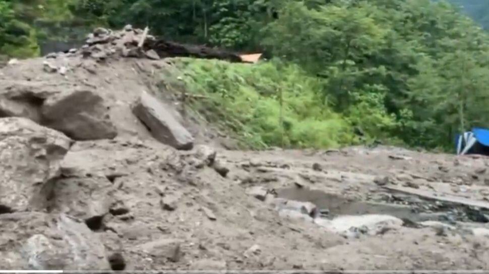 Landslide Hits North Sikkim After Incessant Rainfall | India News | Zee ...