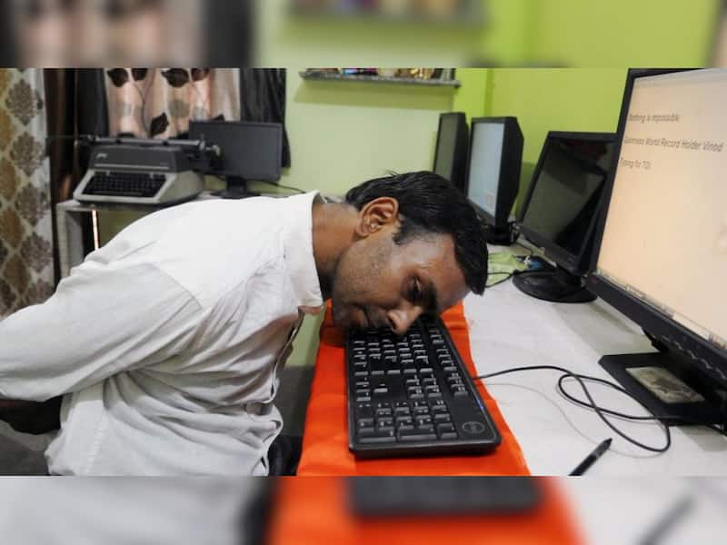Meet 44-Year-Old ‘Typing Man’ Of India Who Broke Guinness Record For ...