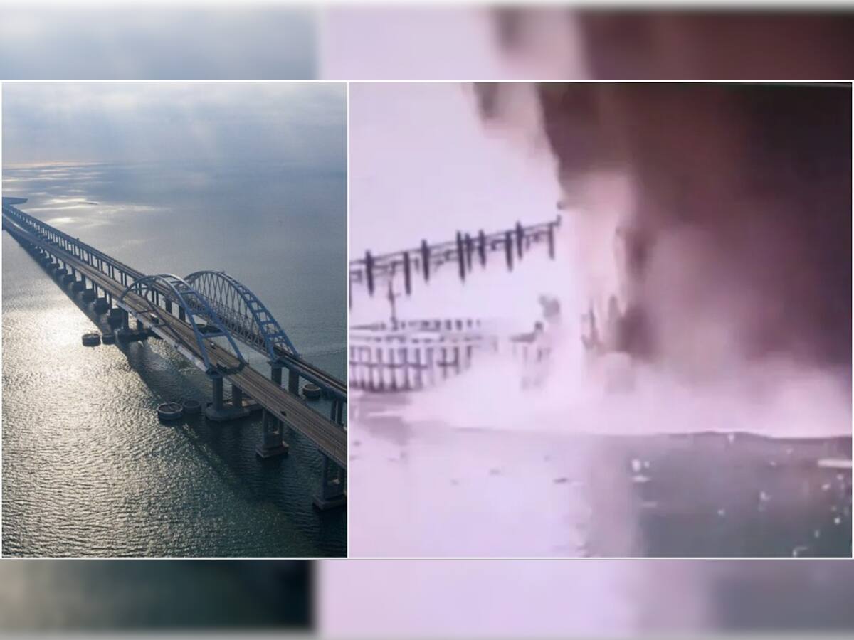 Ukraines Bold Strike: Kerch Bridge Hit With 1,100kg Underwater ...