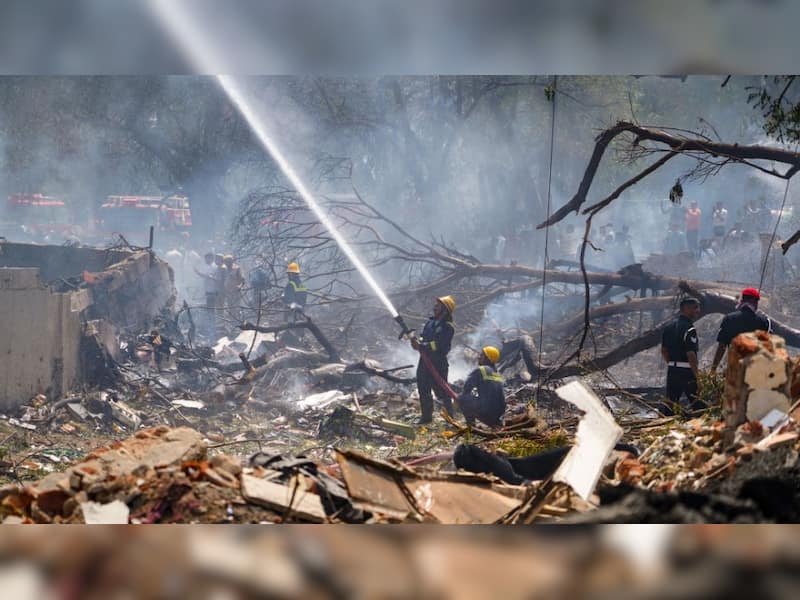 Ahmedabad Plane Crash: Horrific Photos From Air India AI171 Crash Site ...