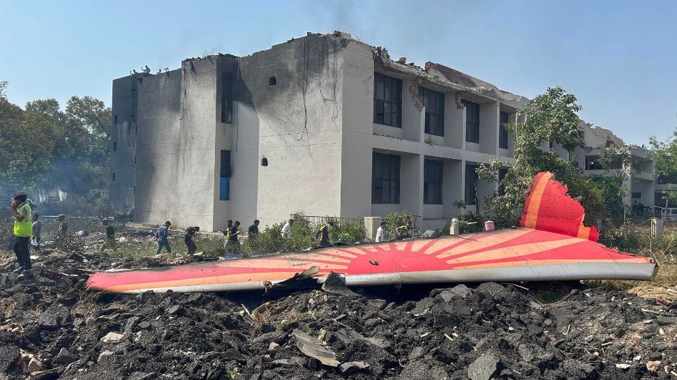 Ahmedabad Plane Crash: Horrific Photos From Air India AI171 Crash Site Surface, Shows Massive ...
