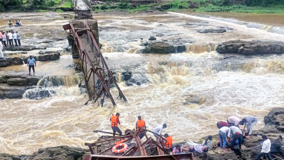 Pune Bridge Collapse Disaster In Pics: 4 Dead, 51 Injured; Maha Govt ...