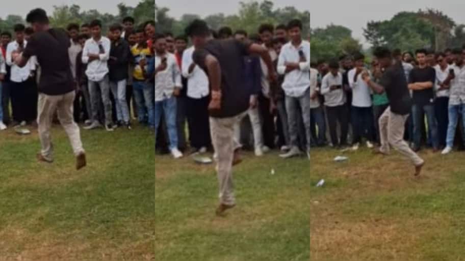 Defying Gravity? The Park Stunt That Has Left The Internet Stunned ...