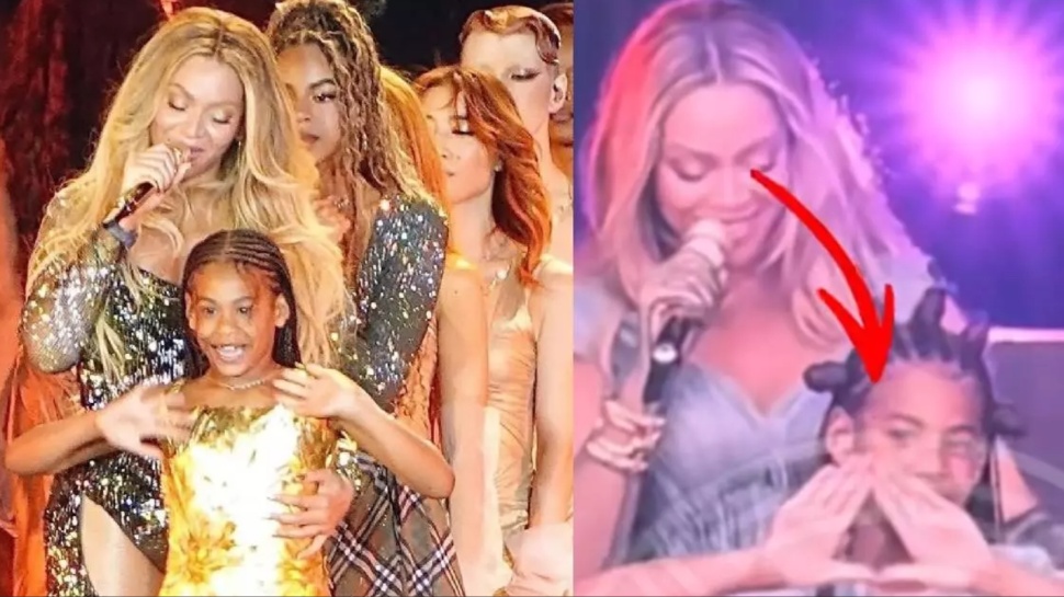 Beyonce's Daughter Rumi's Hand Gesture Ignites 'Illuminati' Fears ...