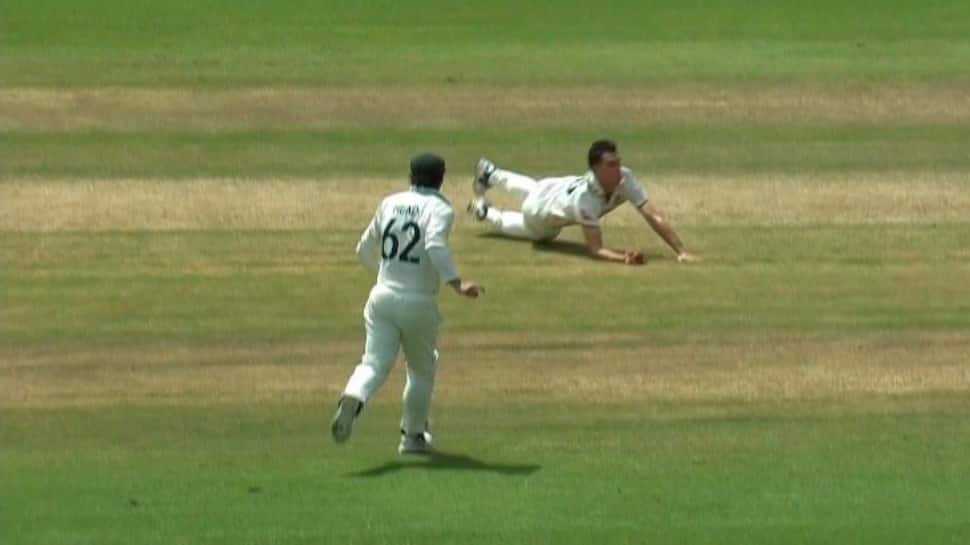 Pat Cummins Takes Unbelievable Caught-And-Bowled To Dismiss Keacy Carty ...