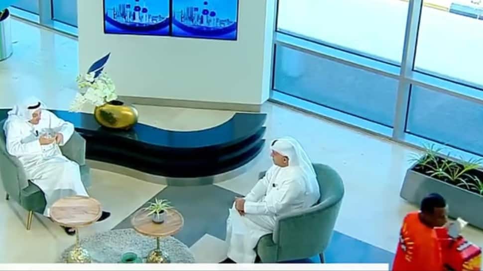 Live TV Twist: Food Delivery Guy Strolls Onto Kuwait News Set, Goes ...