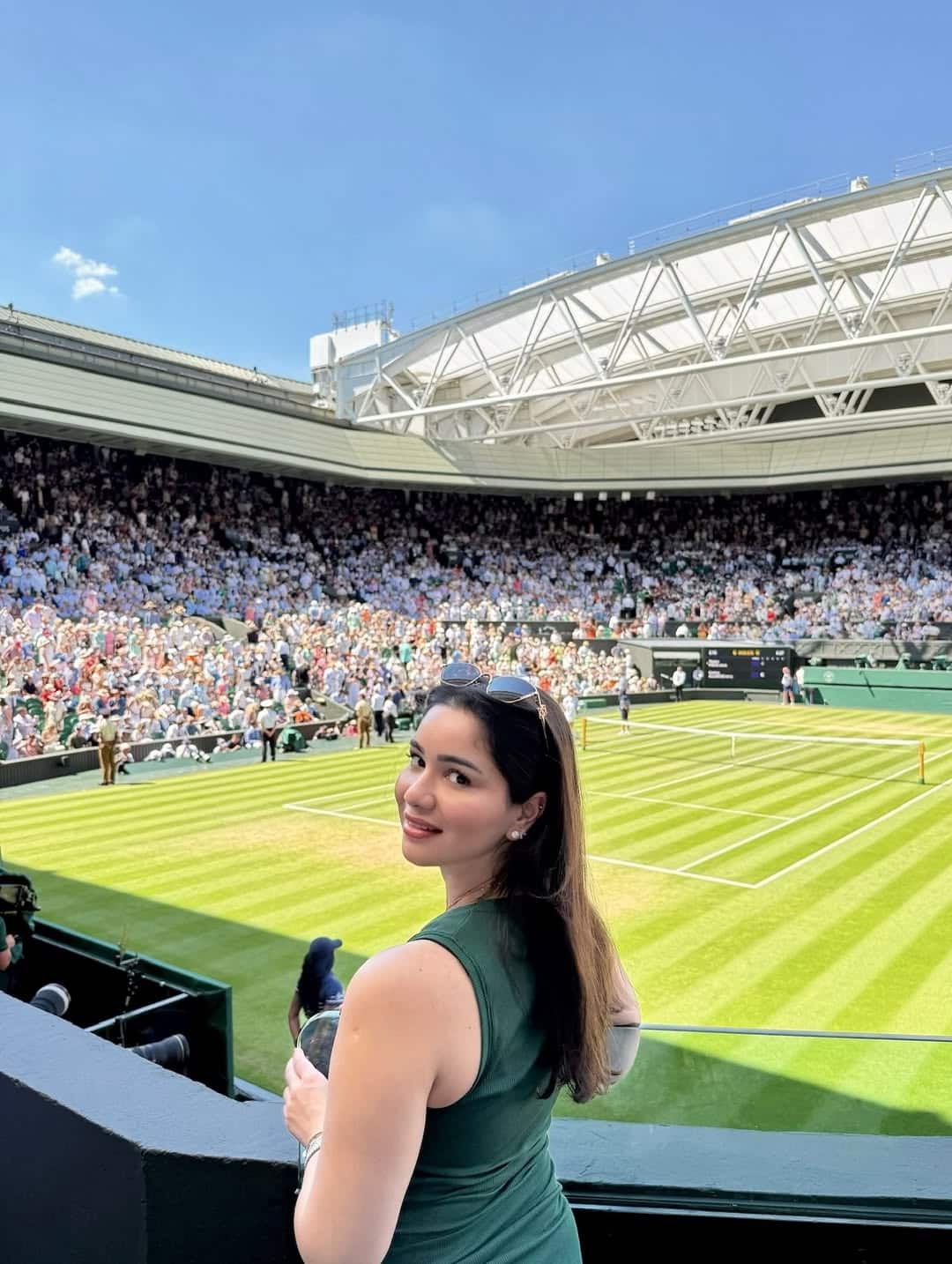 Sara Tendulkar Stuns In Elegant Green Dress At Wimbledon 2025, Sparks ...