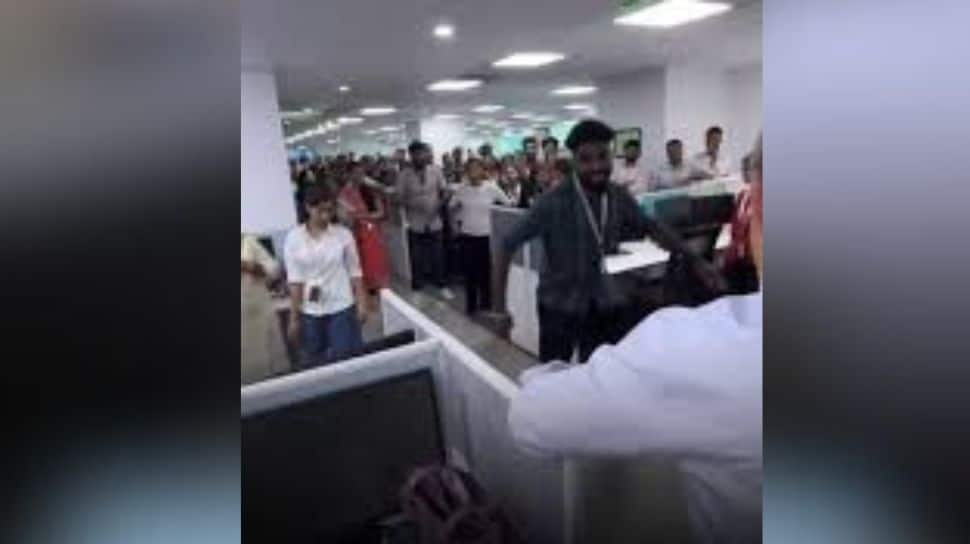 Viral: Employees Dance To Welcome Foreign Client; Sparks Controversy ...