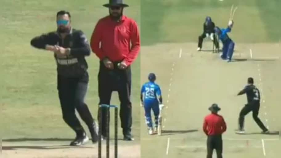 Mohammad Nabi Hit For First-Ball Six By Son Hassan Eisakhil In Viral ...