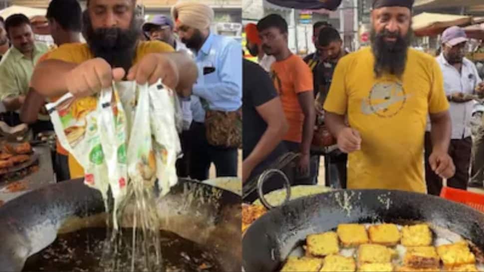 Viral Video: Ludhiana Vendor Dips Plastic In Hot Oil, Sparks Food ...