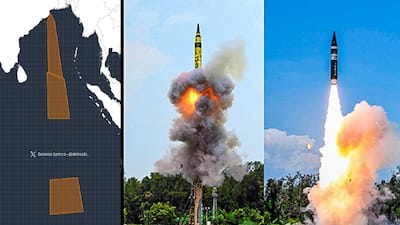 Agni-V, Agni-VI or BrahMos? India's Missile Test NOTAM Stretches Up To ...
