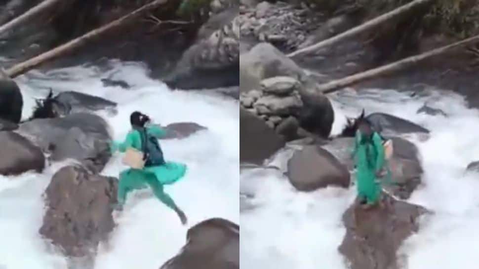 Himachal Nurse Crosses Flooded Stream To Give Life-Saving Injection ...