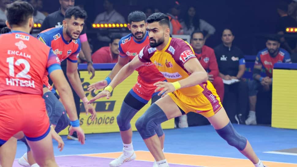 PKL Season 12: Sumit, Gagan Gowda Shine As UP Yoddhas Take Down Telugu ...