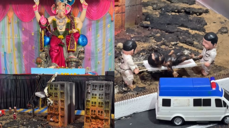 Air India Crash-Themed Ganesh Pandal Sparks Outrage: Netizens Say ...