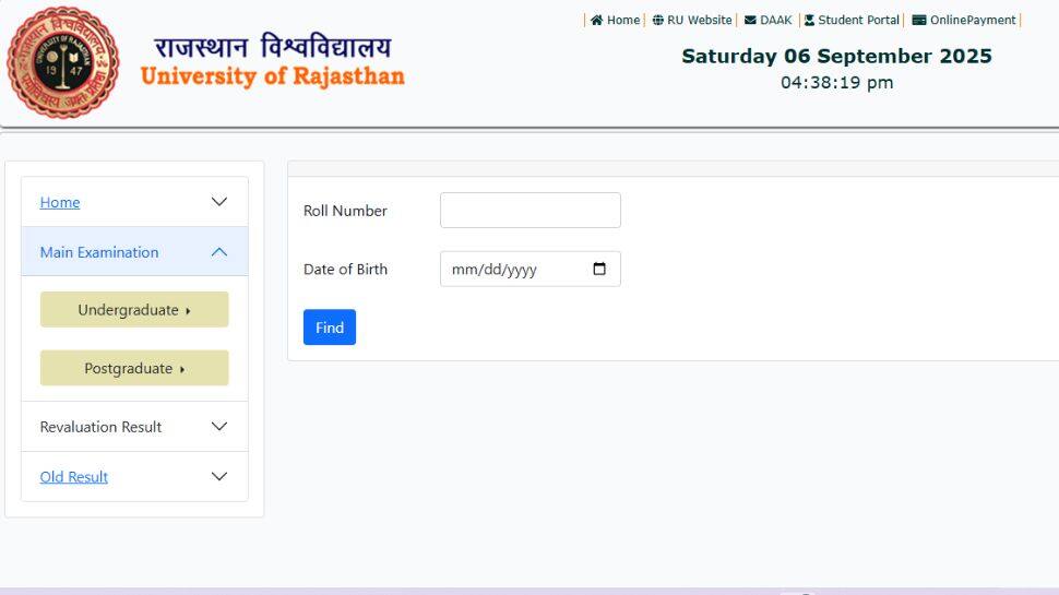 UNIRAJ Result 2025: Rajasthan University B.Ed Par 1, 2 Results OUT At result.uniraj.ac.in- Check ...