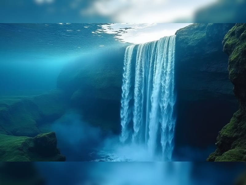 World’s Largest Underwater Waterfall, Invisible To Human Eye; Its Width ...
